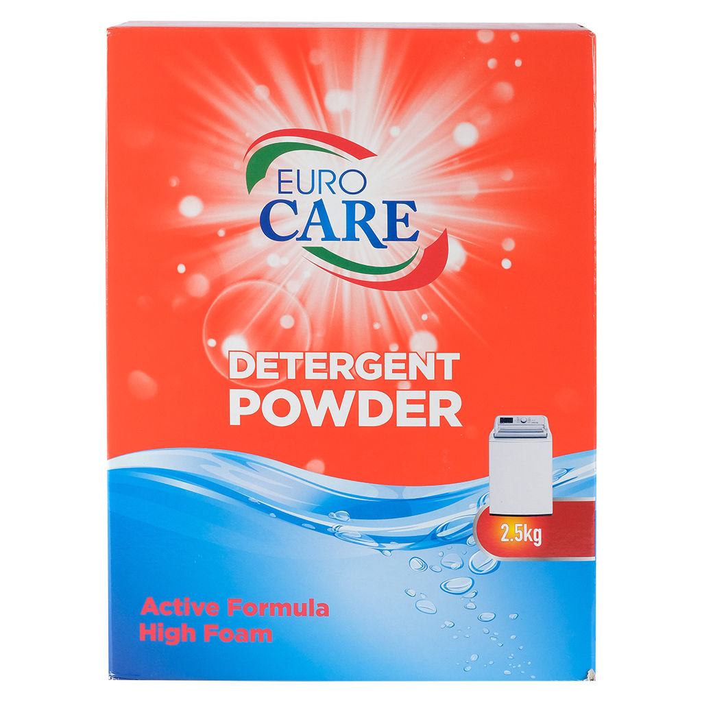 Active Formula High Foam Detergent Powder, 2.5kg - Carton of 6 Boxes