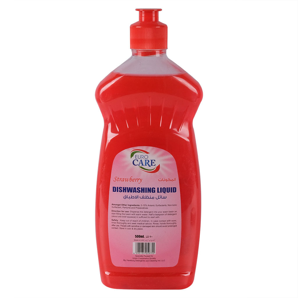 Buy Online Dishwashing Liquid Strawberry, 500ml - Carton of 24 Bottles ...