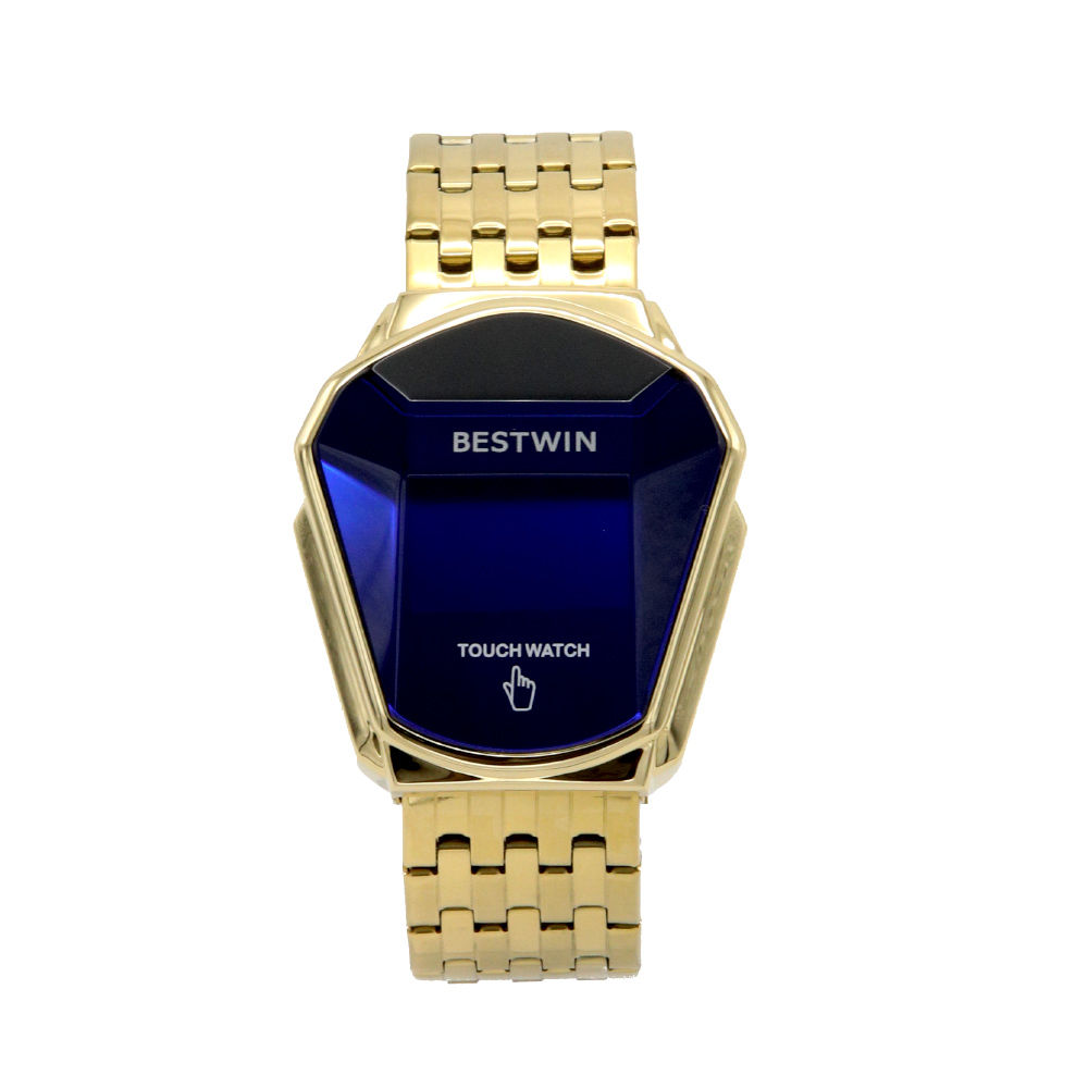 Buy Online Bestwin Pentagon Metal Strap Touch Watch, Carton of 200 Pcs ...