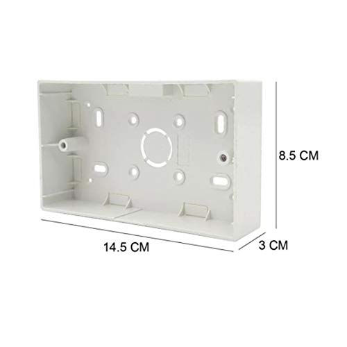 Buy Online PVC Wall Mount Junction Box for Socket Base, Pack of 5 in ...