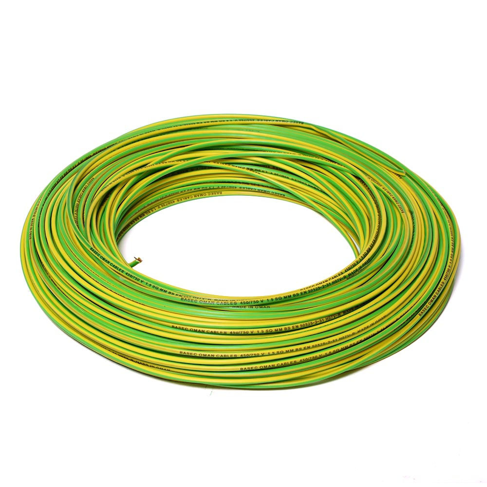 Buy Online Oman Cables Single Core CU/PVC Cable, 100 Yards, 1.5sq.mm ...