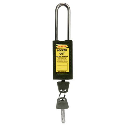Buy Online KRM Double Body Osha Safety Lock Tag Padlock with Long Metal ...
