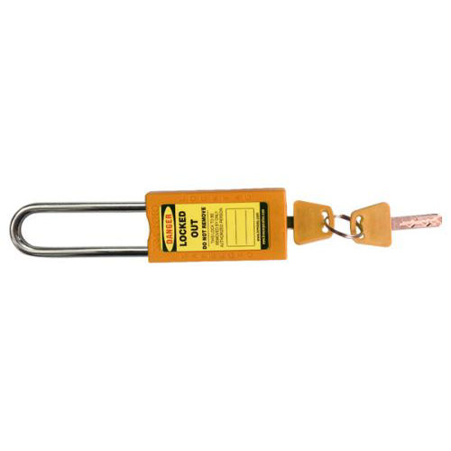 Buy Online KRM Double Body Osha Safety Lock Tag Padlock with Long Metal ...