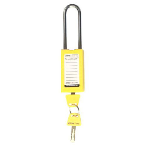 Buy Online KRM Double Body Osha Safety Lock Tag Padlock with Long Metal ...