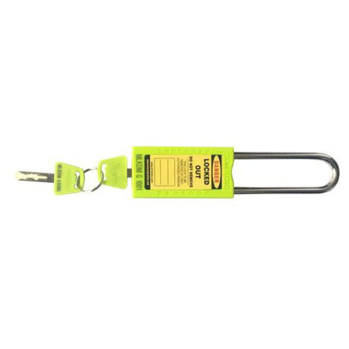 Buy Online KRM Double Body Osha Safety Lock Tag Padlock with Long Metal ...