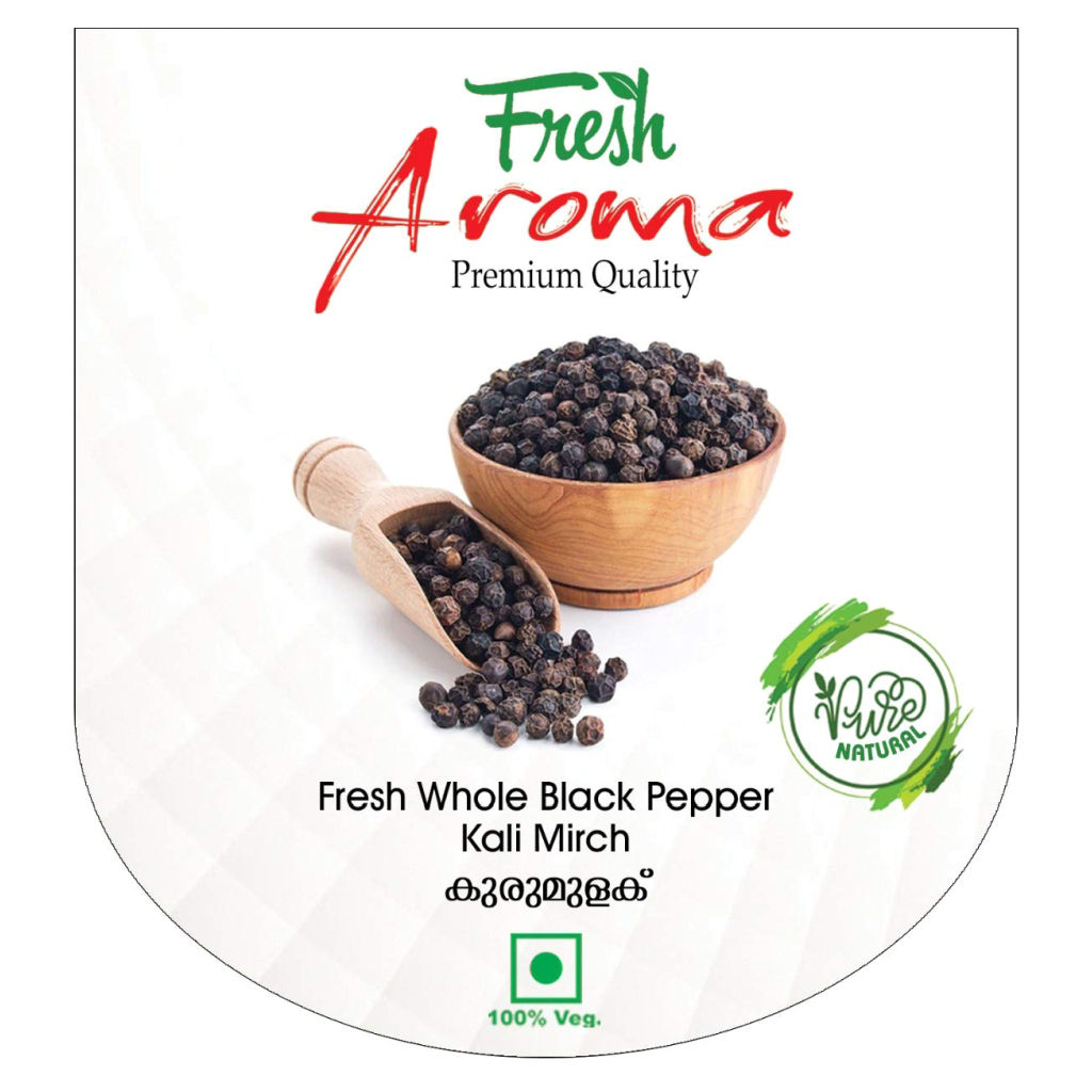 Buy Online Fresh Aroma Whole Black Pepper, Pack of 1 in UAE | Dubuy.com