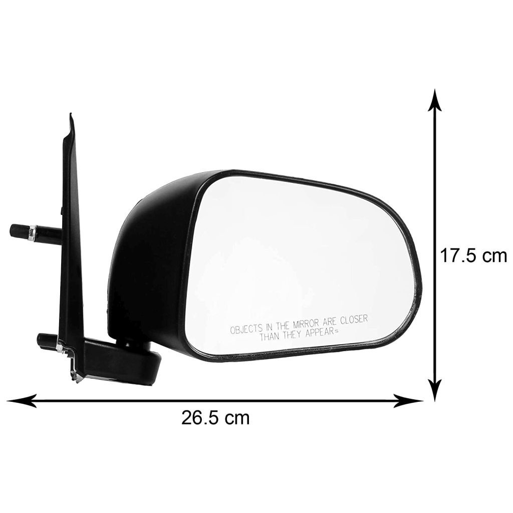 Buy Online RMC Maruti Wagon R Right Side Mirror, Black in UAE | Dubuy.com